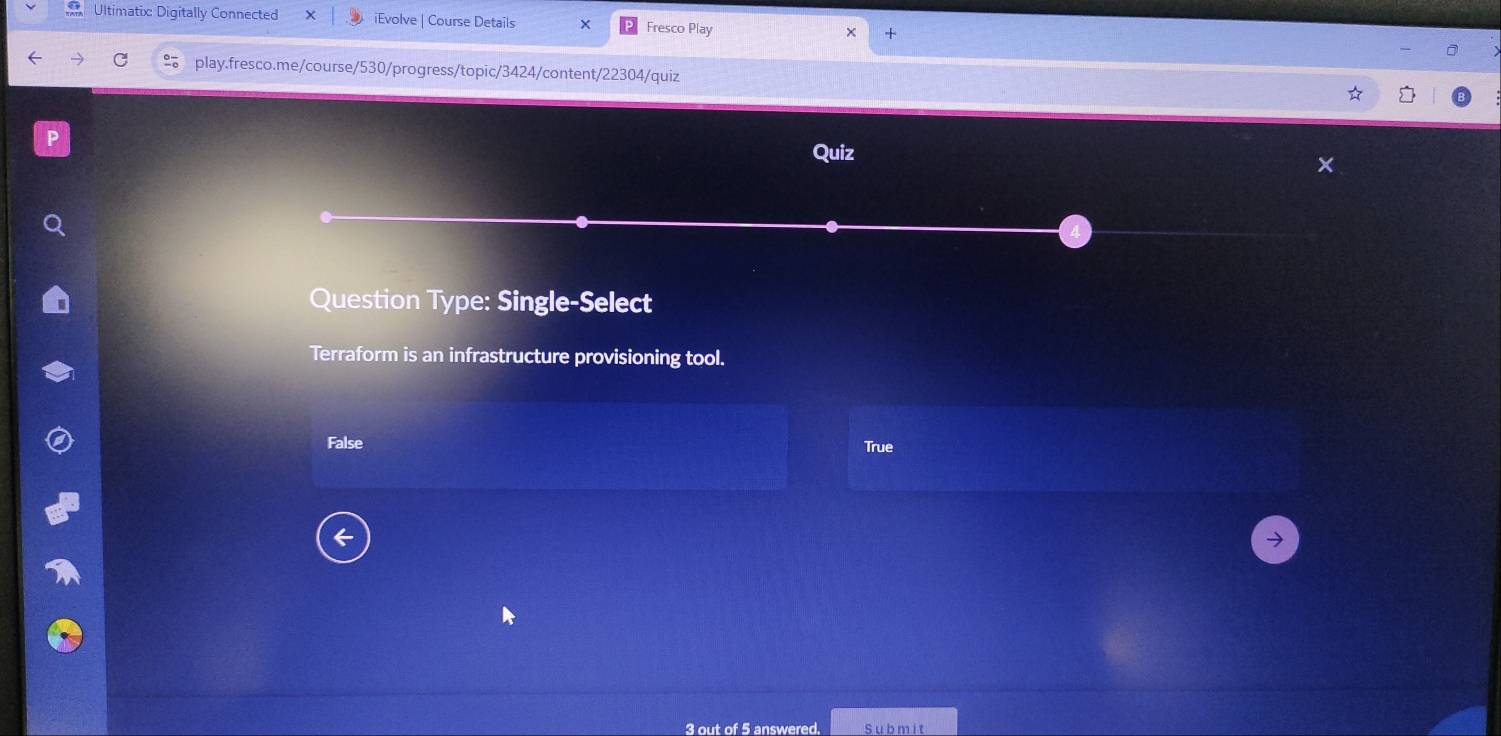 Solved: Ultimatix: Digitally Connected iEvolve | Course Details Fresco ...