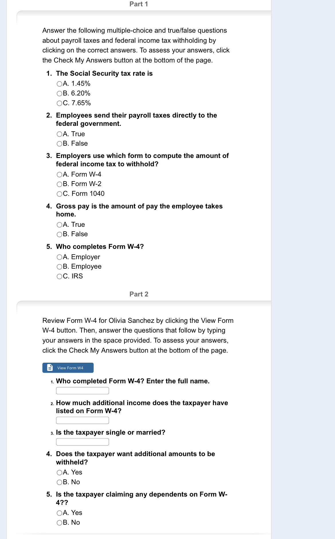 Solved: Answer the following multiple-choice and true/false questions ...