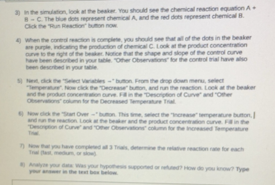 Solved: In the simulation, look at the beaker. You should see the ...