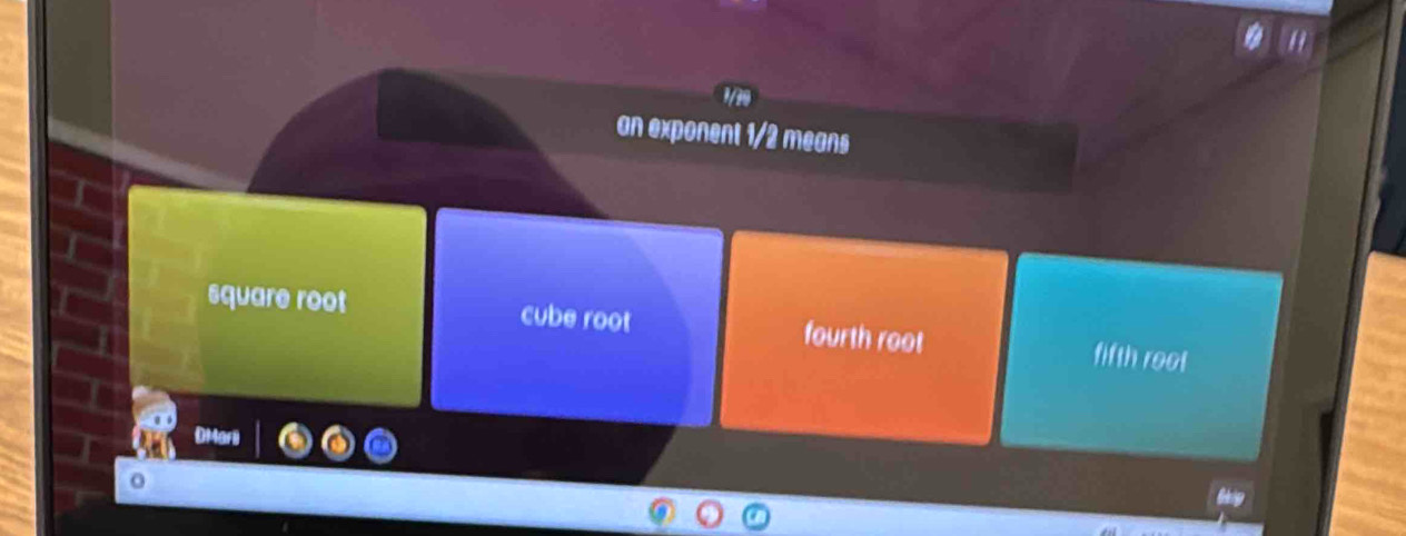 Solved: an exponent 1/2 means square root cube root fourth roo fifth ...