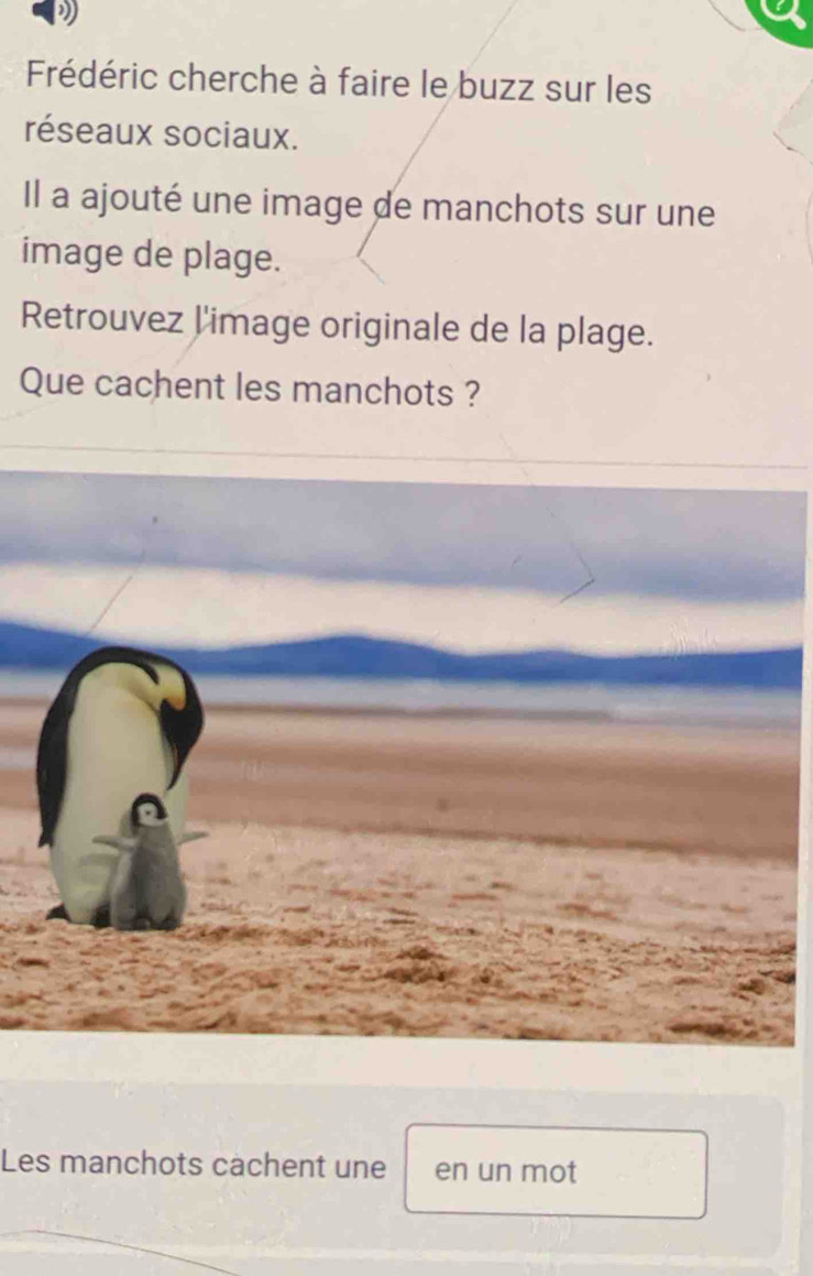 Solved: Frédéric cherche à faire le buzz sur les réseaux sociaux. Il a ...