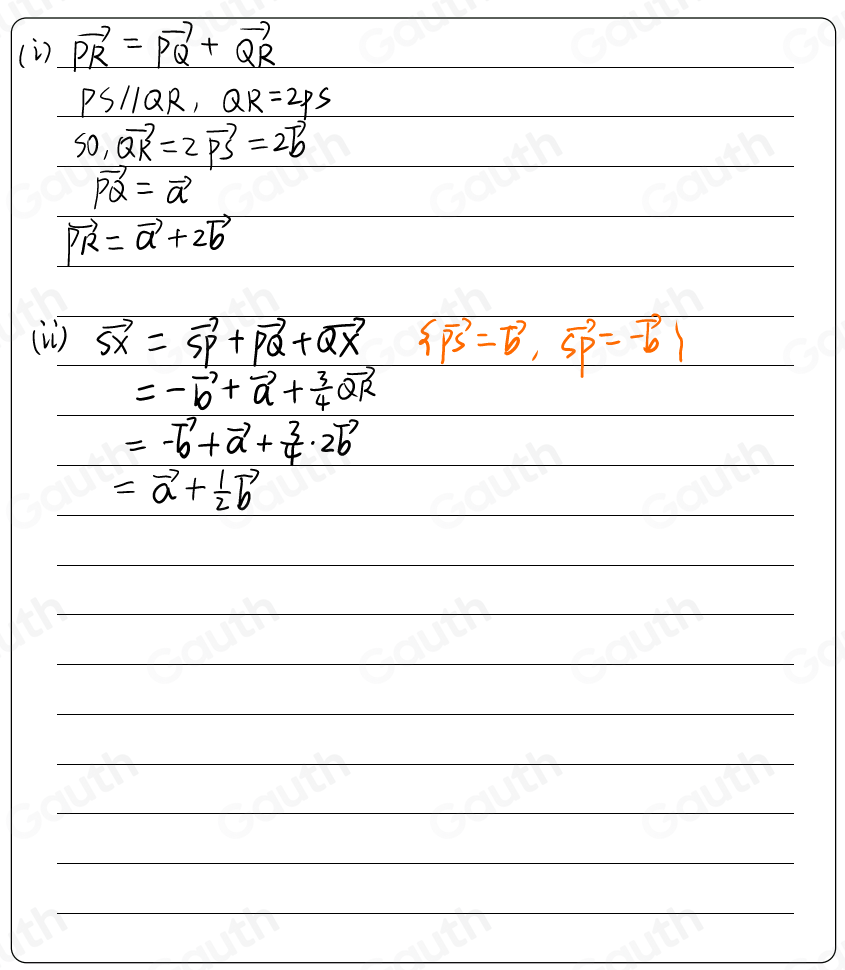 Solved: Diagram NOT accurately drawn PQRS is a trapezium. PS is ...