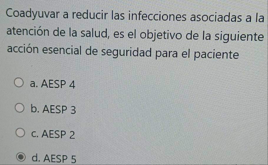 Resuelto:Coadyuvar a reducir las infecciones asociadas a la atención de ...