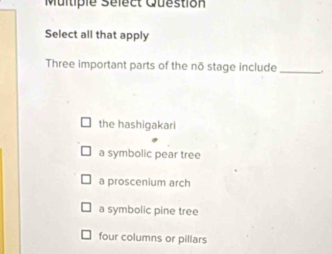 Solved: Multiple Sélect Question Select all that apply Three important ...