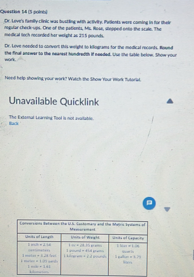 Solved: Dr. Love's family clinic was bustling with activity. Patients ...