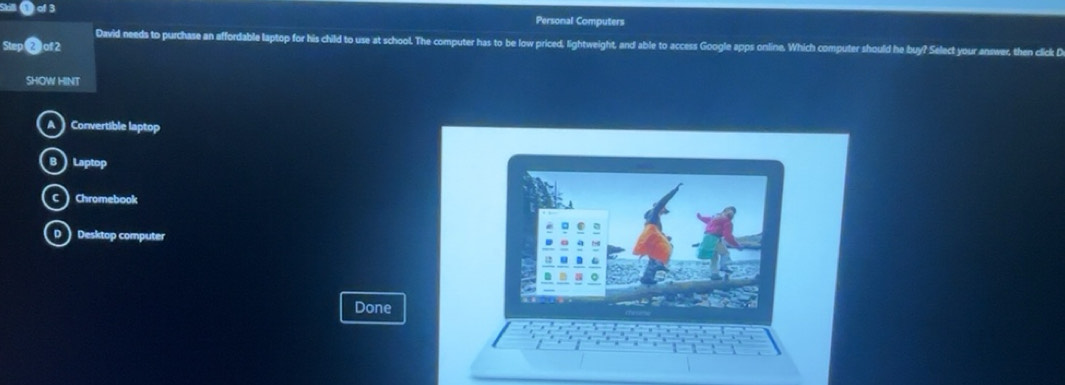 Solved: 10of3 Personal Computers David needs to purchase an affordable ...