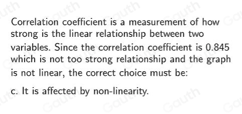 Solved: A data set was graphed using a scatterplot. 3 2 2 1 1 0 The correlation coefficient, r ...