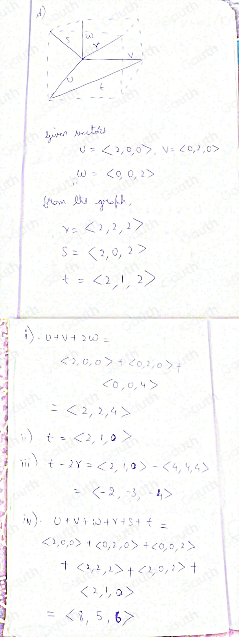 Solved: Problem 2. (1 point) Below is a diagram of the dotted cube with edges of length 2 ...