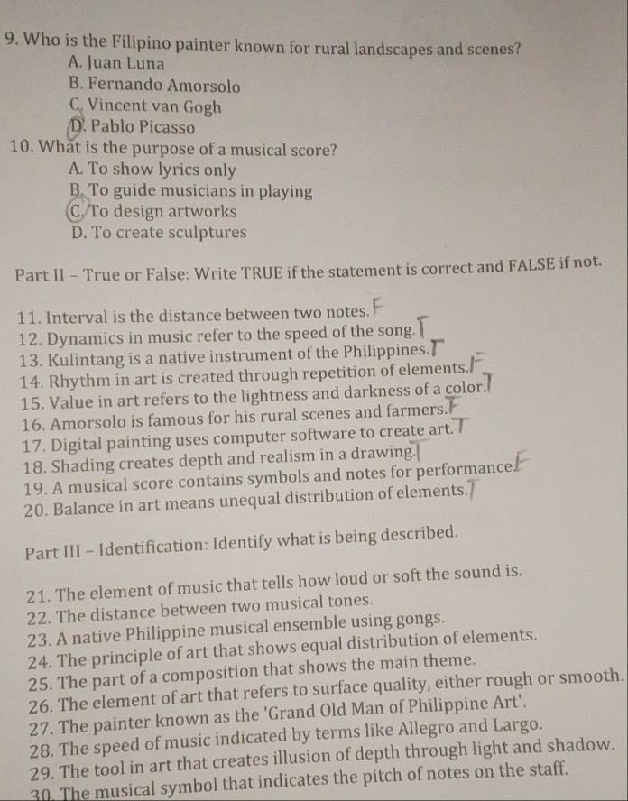 Solved: Who is the Filipino painter known for rural landscapes and ...
