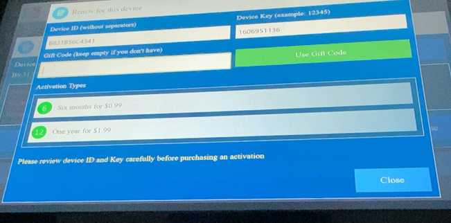 Resolvido:Renew for this device Device ID (without separators) Device ...