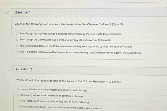 Solved: Which of the following is an accurate statement about the ...