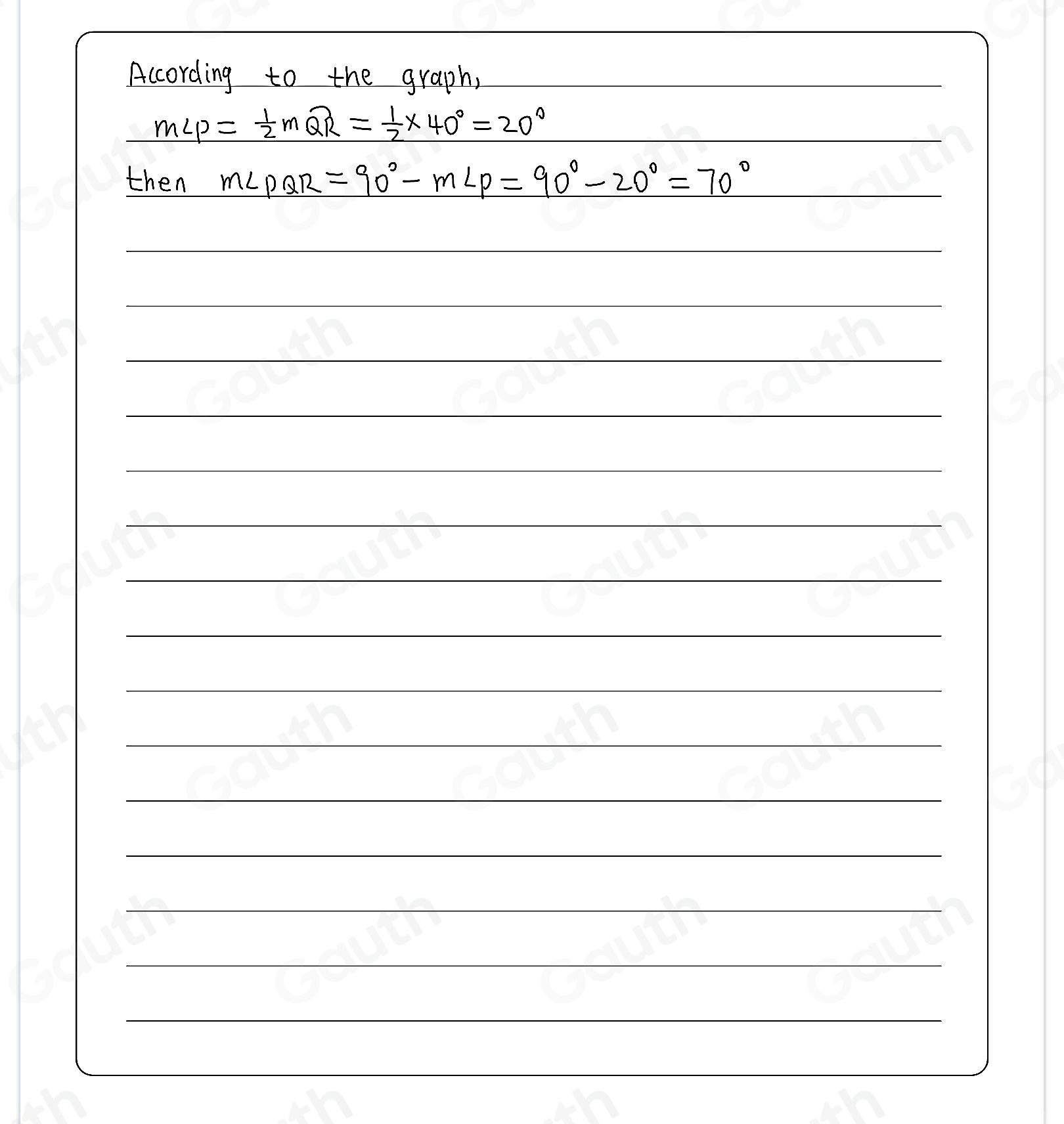 Solved: Sally drew a circle with right triangle PRQ inscribed in it, as ...