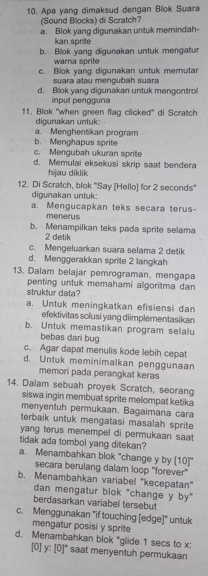 Telah dijawab:Apa yang dimaksud dengan Blok Suara (Sound Blocks) di ...