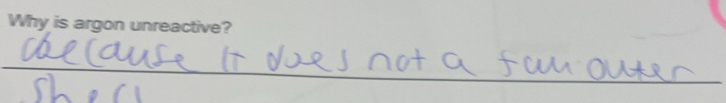 Solved: Why is argon unreactive? _ _ [Others]