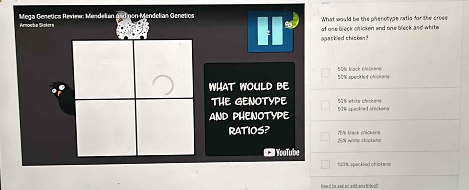 Solved: Mega Genetics Review: Mendelian and non-Mendelian Genetics ...