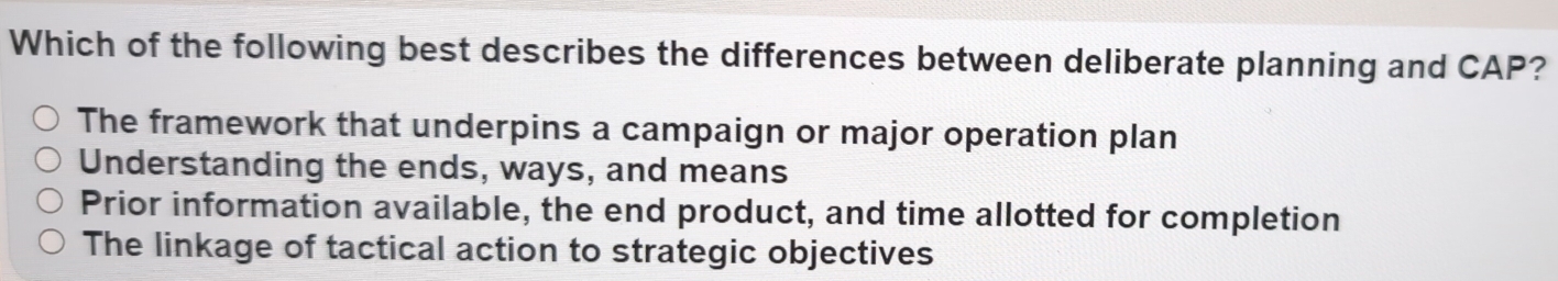 Solved: Which of the following best describes the differences between ...