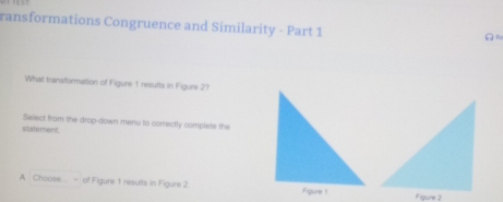 Solved: ransformations Congruence and Similarity - Part 1 What ...