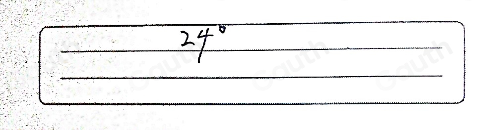 Solved: Find the supplement of a 156 degree angle. [Math]