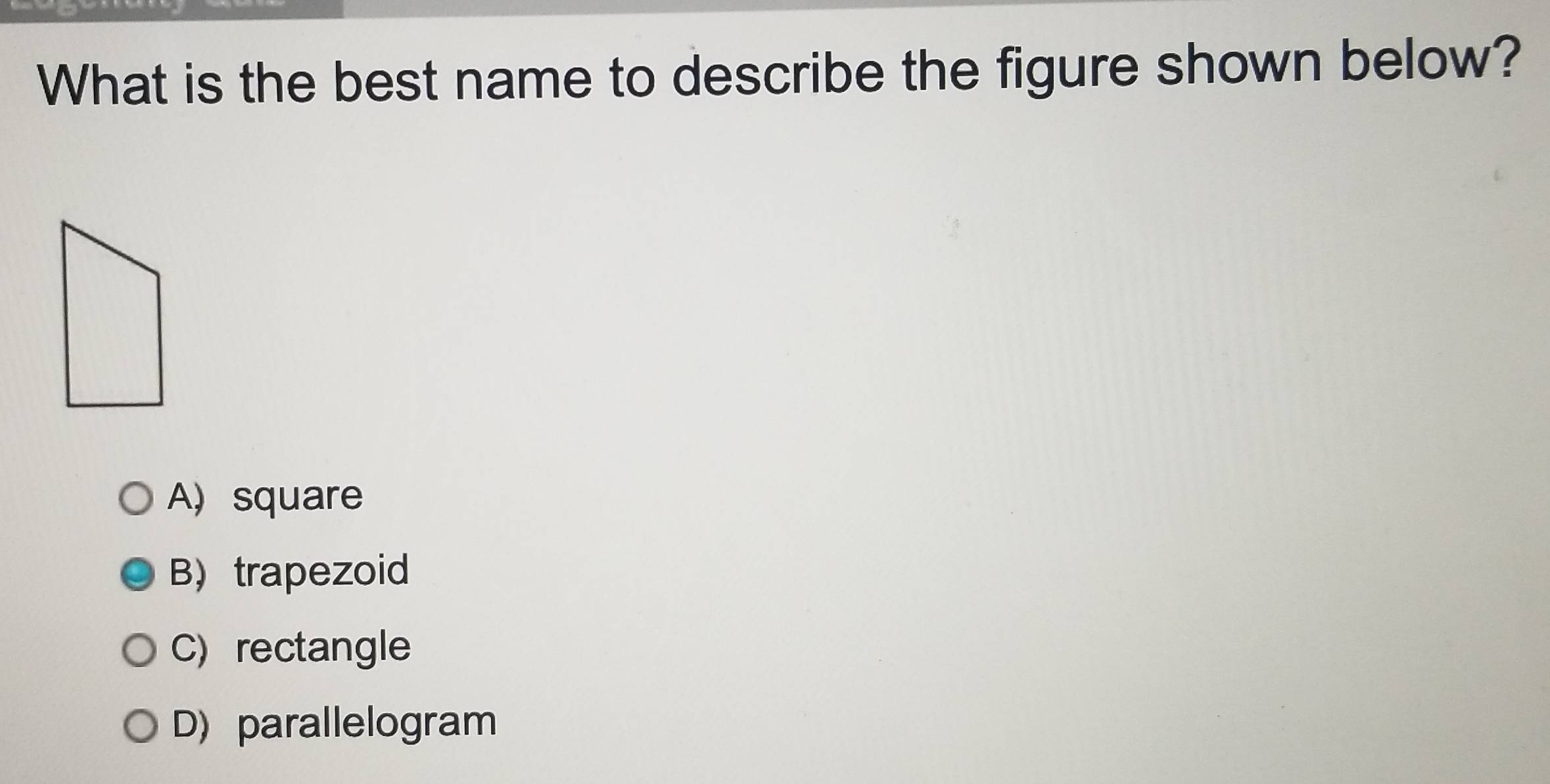 Solved: What is the best name to describe the figure shown below? A ...
