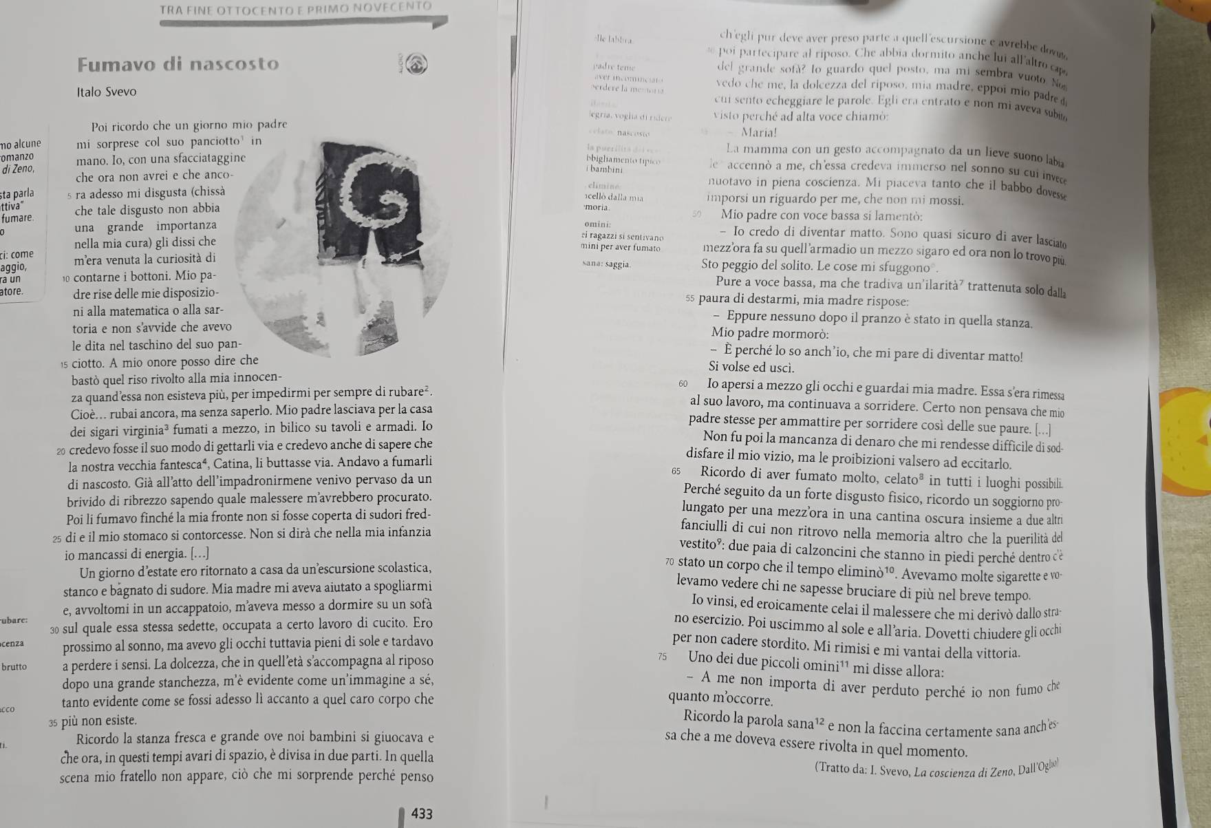 Risolto:TRA FINE OTTOCENTO E PRIMO NOVECENTO Ile lablca ch'egli pur ...