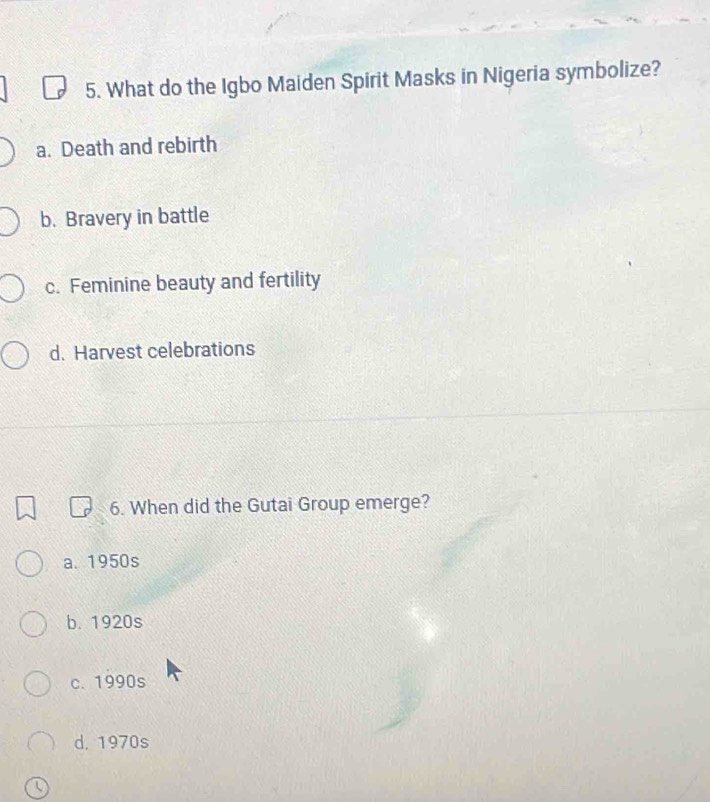 Resuelto:What do the Igbo Maiden Spirit Masks in Nigeria symbolize? a ...