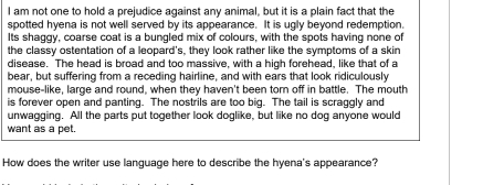 Solved: am not one to hold a prejudice against any animal, but it is a ...