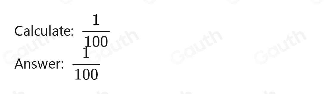 Solved: What times what equals 0.01 [Math]