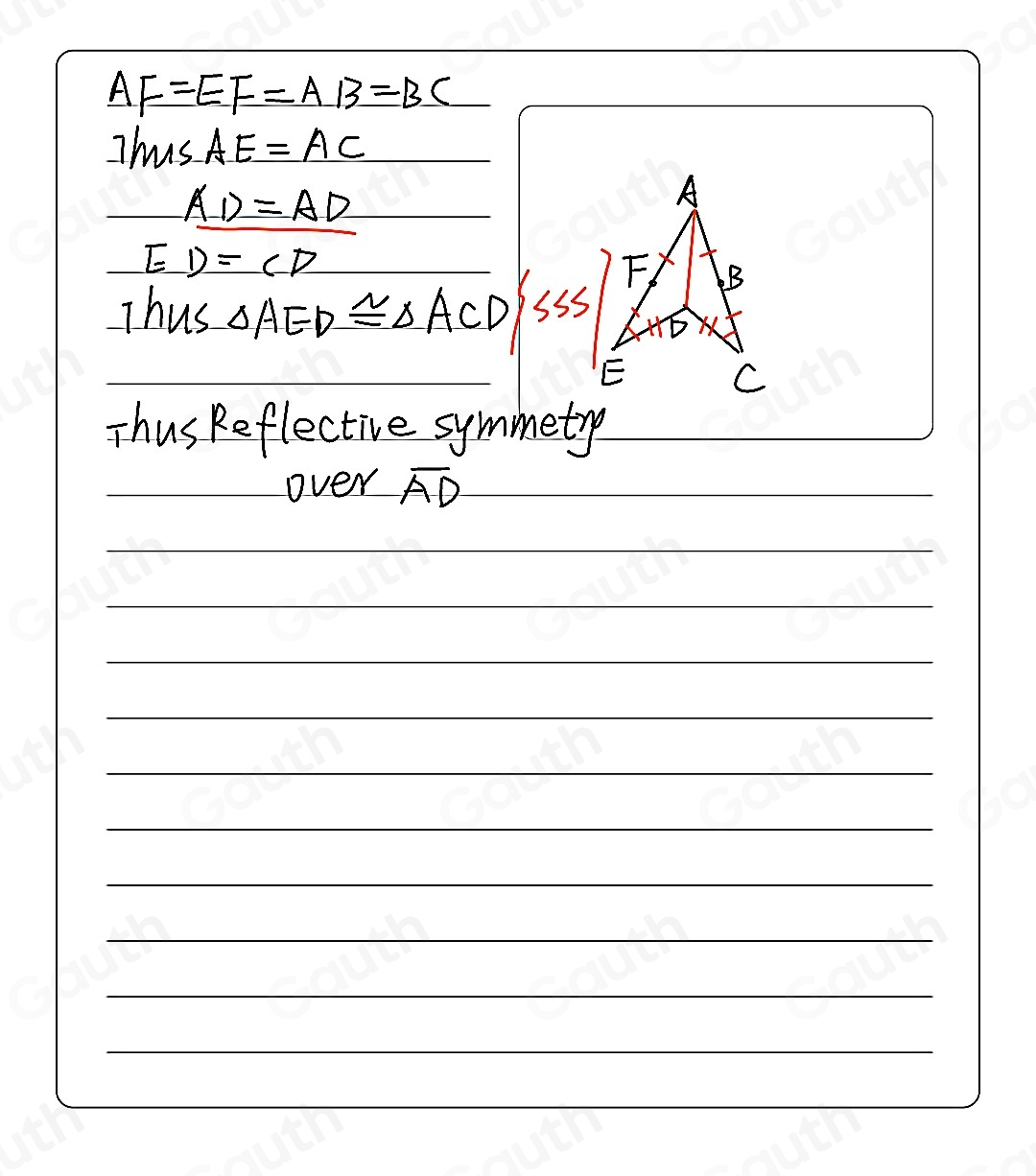 Solved: Which of the following reflective symmetries apply to the ...