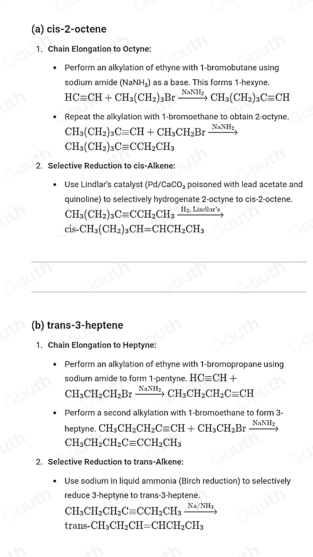 Solved: Show how the following compounds could be synthesized starting ...