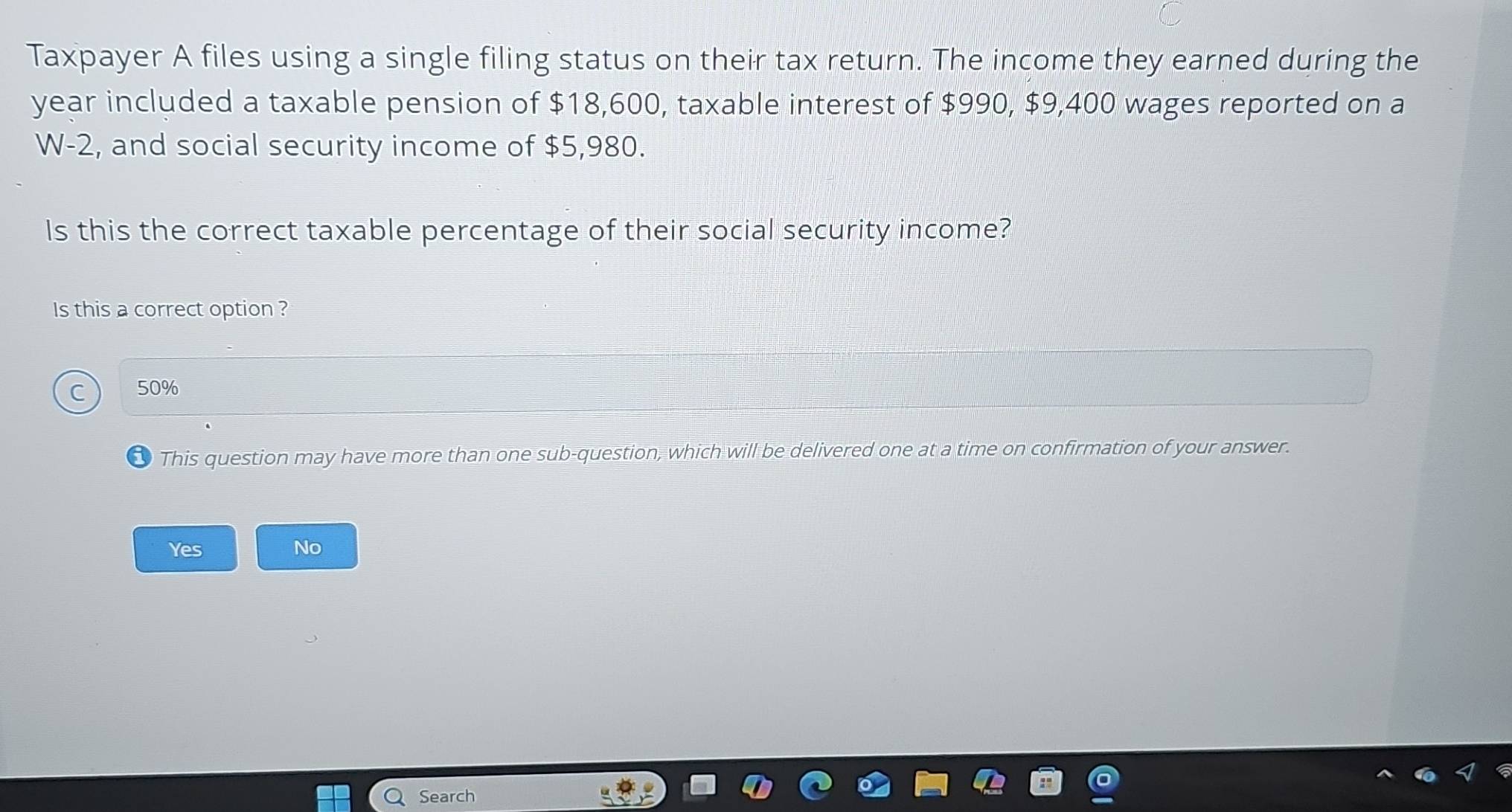 Solved: Taxpayer A files using a single filing status on their tax ...