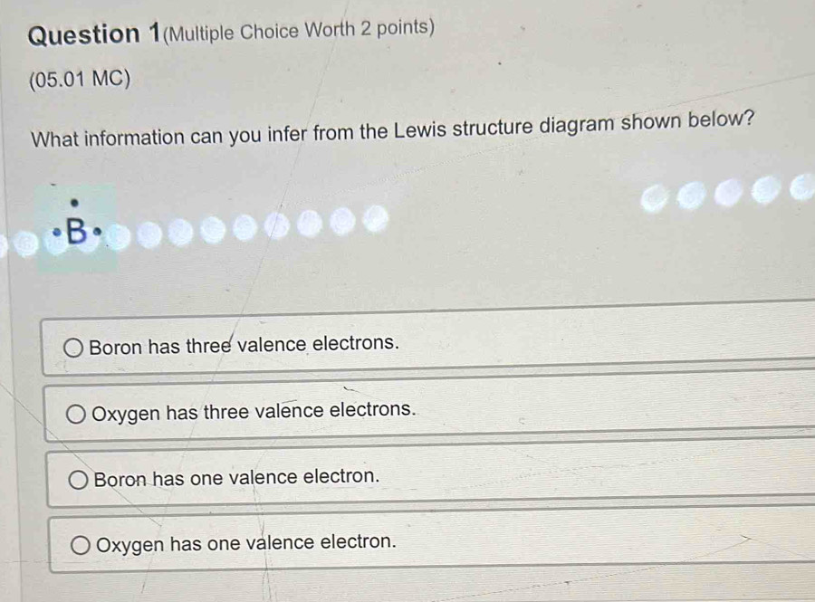 Solved: Question 1(Multiple Choice Worth 2 points) (05.01 MC) What information can you infer ...