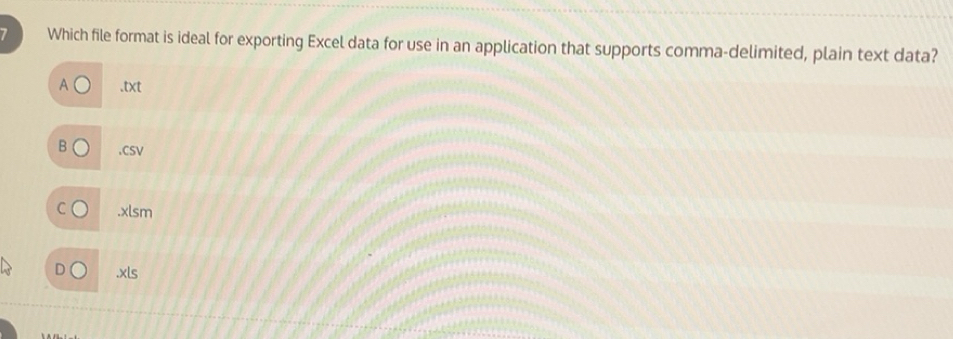 Solved: Which file format is ideal for exporting Excel data for use in ...