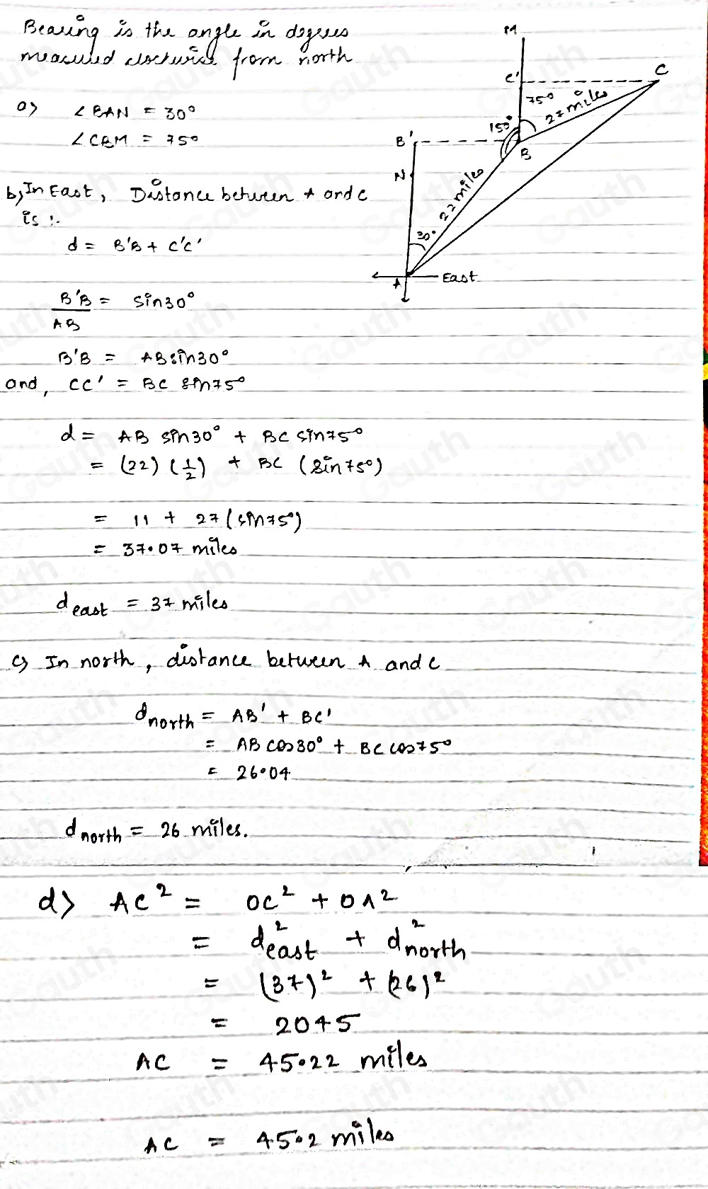 Solved: 246 Trigonometry Lesson #6: Problem Solving Using Trigonometric ...