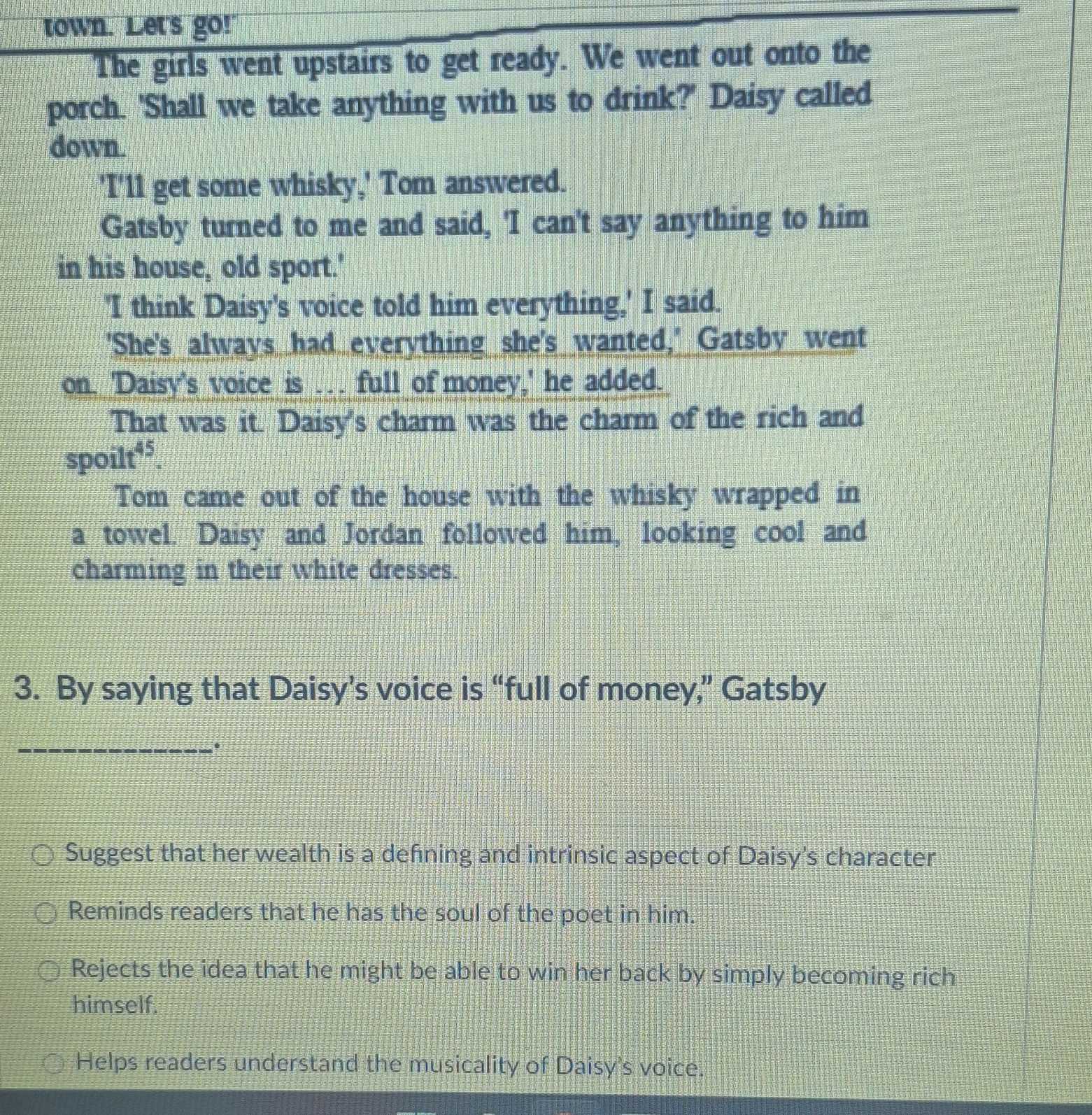 Solved: town. Let's go!' The girls went upstairs to get ready. We went ...