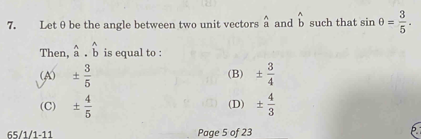Solved: Let θ be the angle between two unit vectors beginarrayr wedge ...