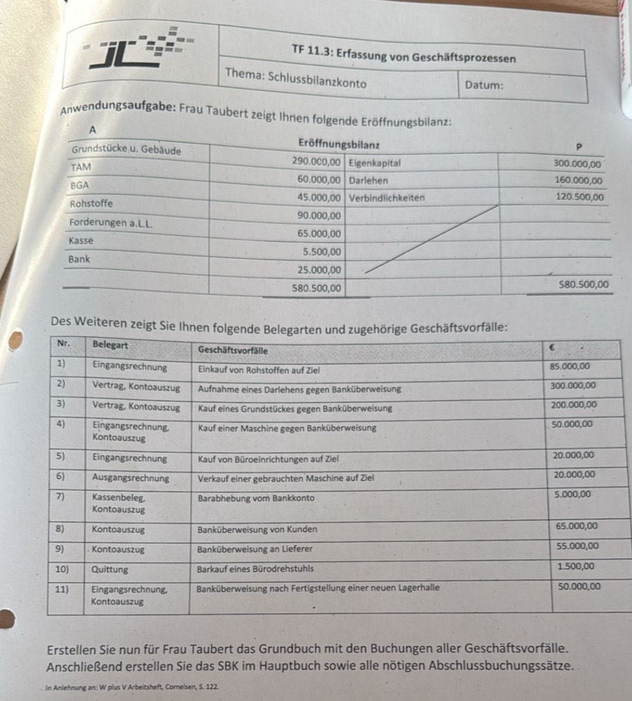 Gelöst:Taubert zeigt Ihnen folgend Des Weiteren zeigt Si Erstellen Sie ...