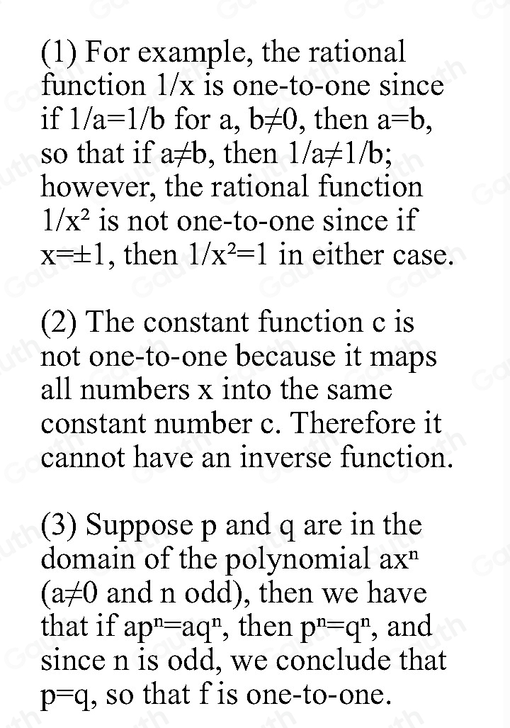 Solved: Identify which of the following statements is/are always true ...