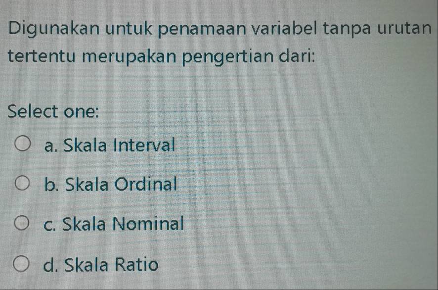Telah dijawab:Digunakan untuk penamaan variabel tanpa urutan tertentu ...