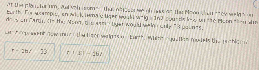 At the planetarium, Aaliyah learned that objects weigh less on the Moon ...
