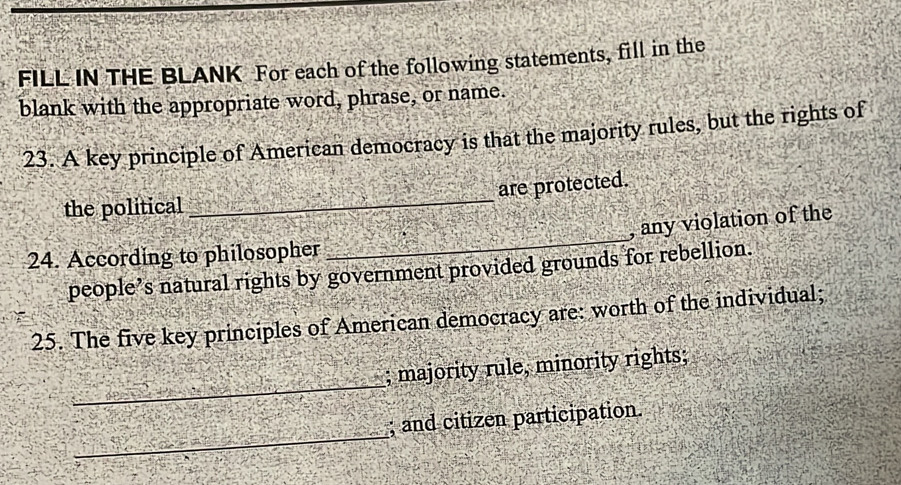 Solved: FILL IN THE BLANK For each of the following statements, fill in ...