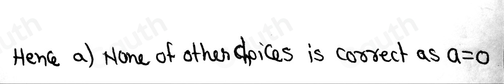 Giải quyết:Find all values of a such that the homogeneous system ...