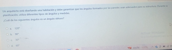Resuelto:Un arquitecto está diseñando una habitación y debe garantizar ...