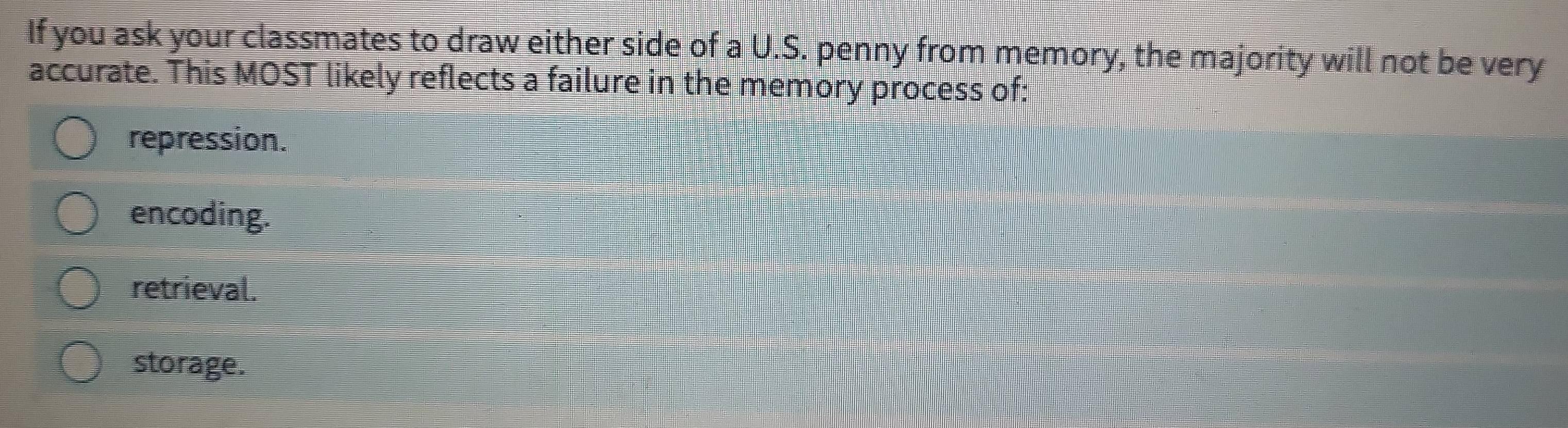 Solved: If you ask your classmates to draw either side of a U.S. penny ...