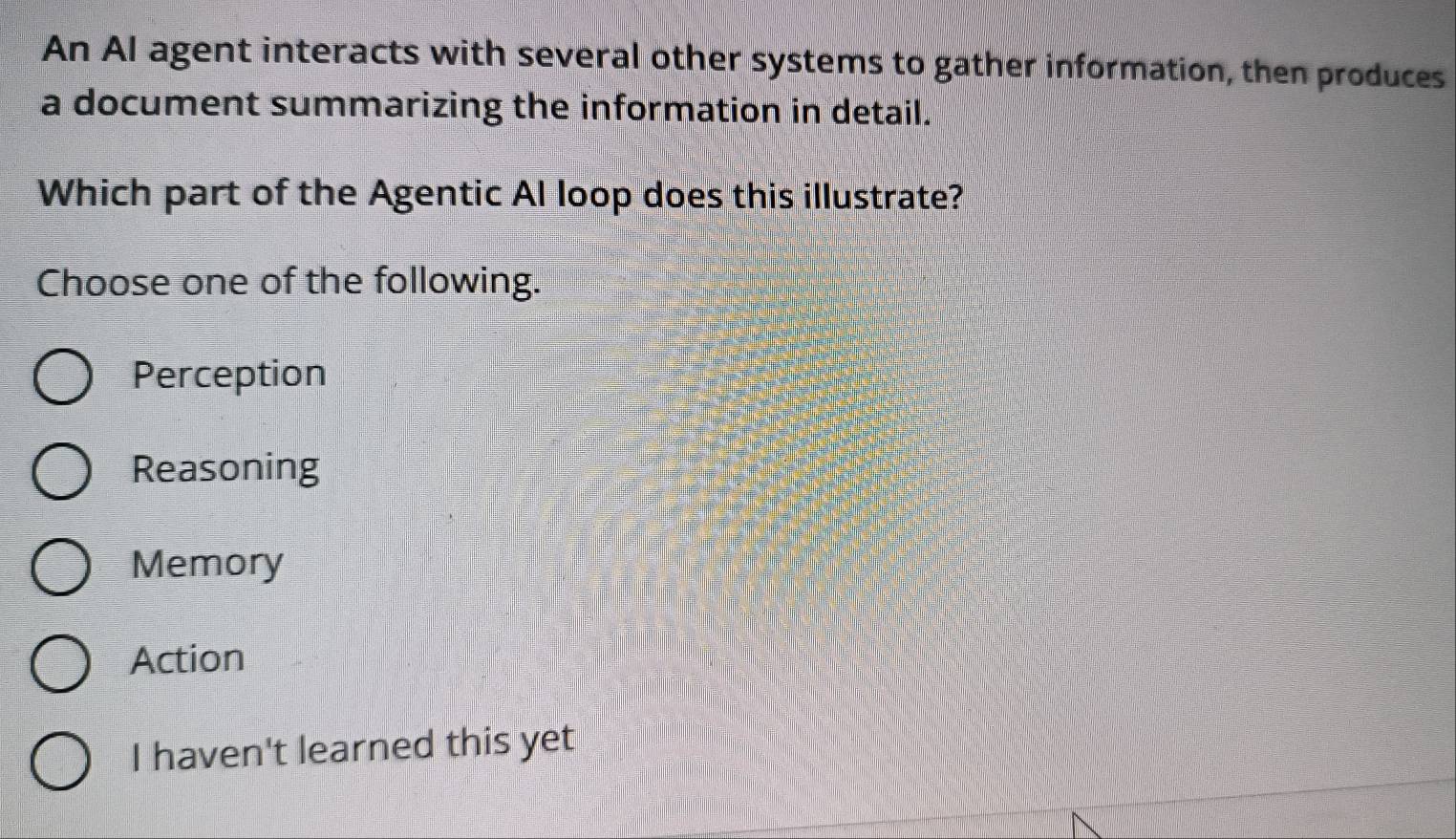 Solved: An AI agent interacts with several other systems to gather ...