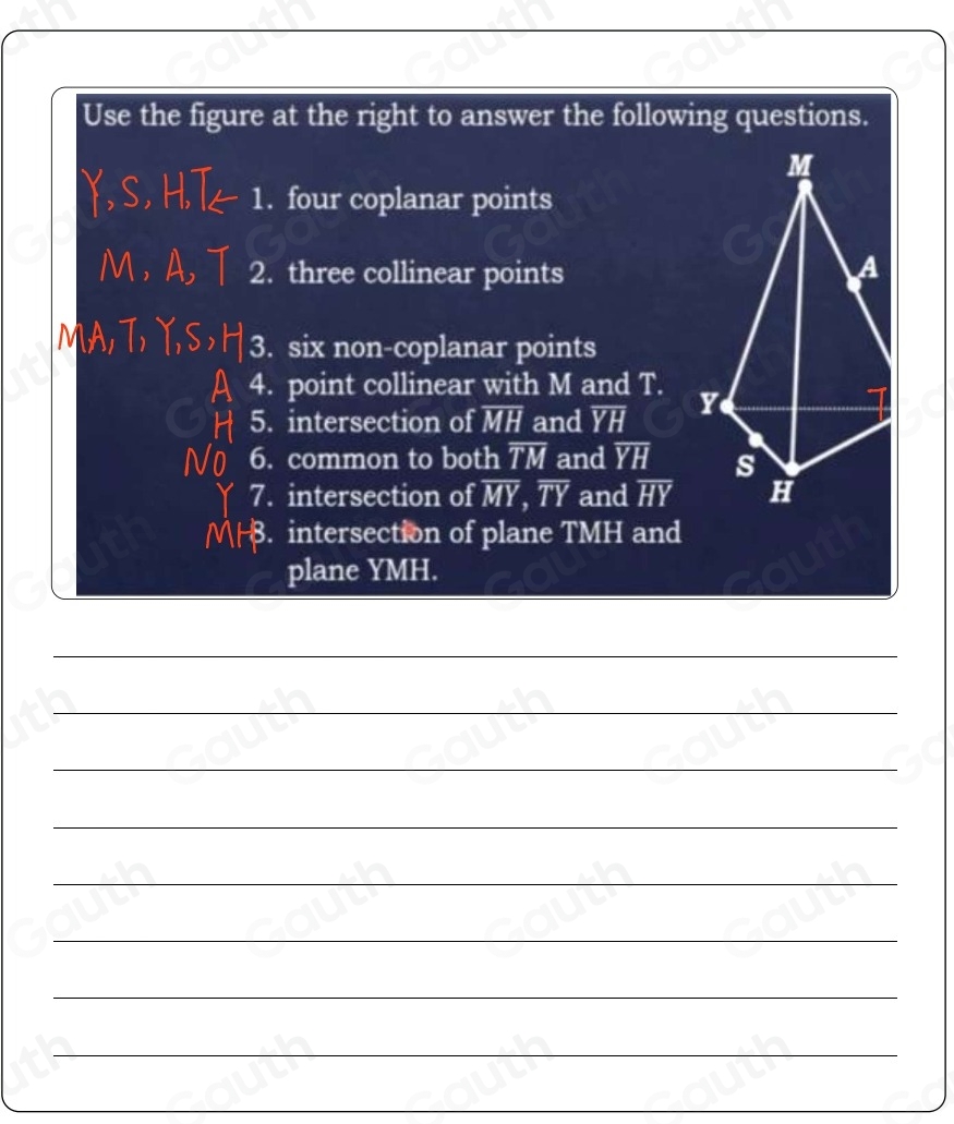 Solved: Use the figure at the right to answer the following questions ...