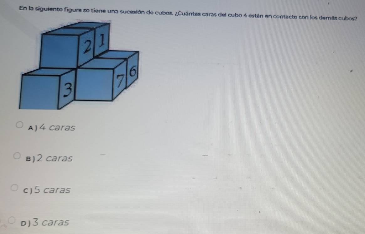 Resuelto:En la siguiente figura se tiene una sucesión de cubos ...