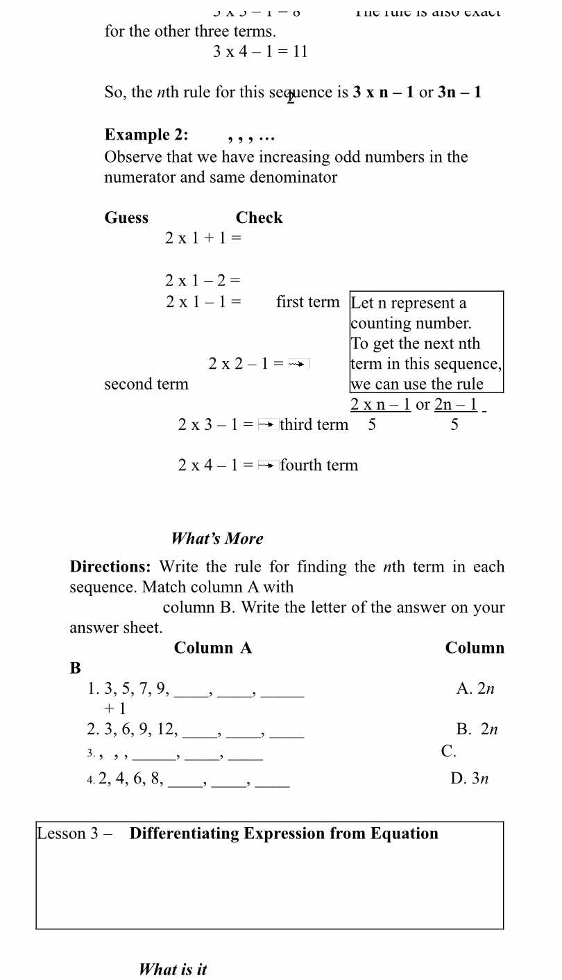 Solved: 2-1-0 T hc Tuç is aiso craçι for the other three terms. 3* 4-1 ...