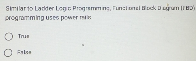 Solved: Similar to Ladder Logic Programming, Functional Block Diagram ...