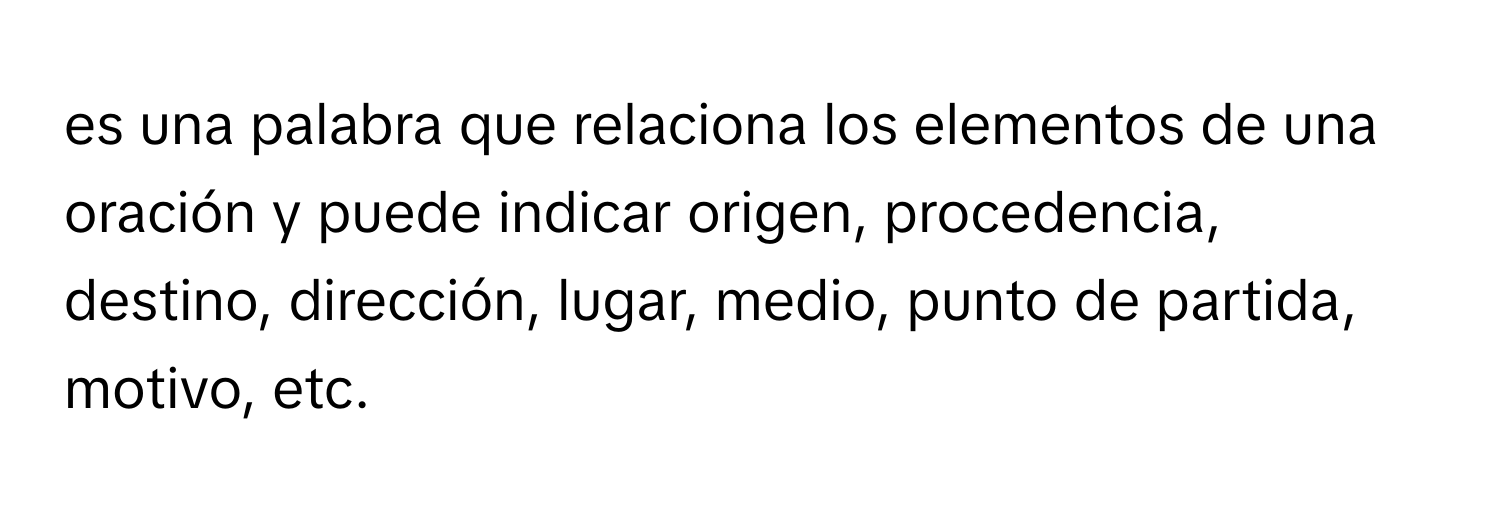 Solved: es una palabra que relaciona los elementos de una oración y ...