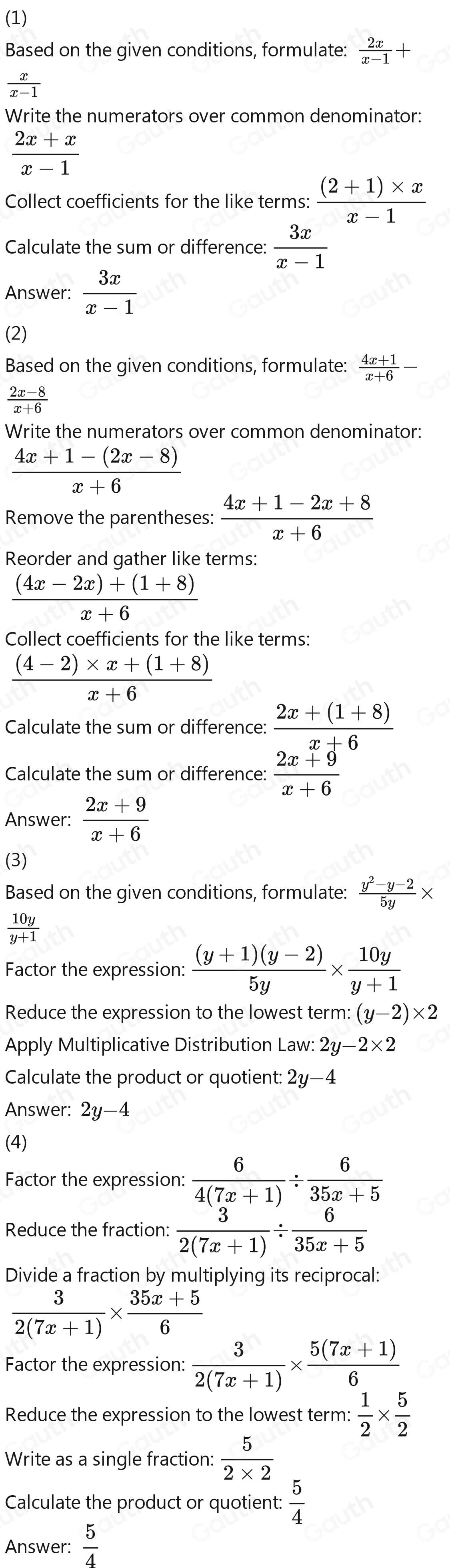 Solved: Learning Task 2. Perform the indicated operation. 1. Find the ...